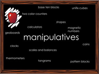 Using SMART manipulatives for K Math | PPT