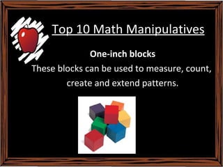 Using SMART manipulatives for K Math | PPT