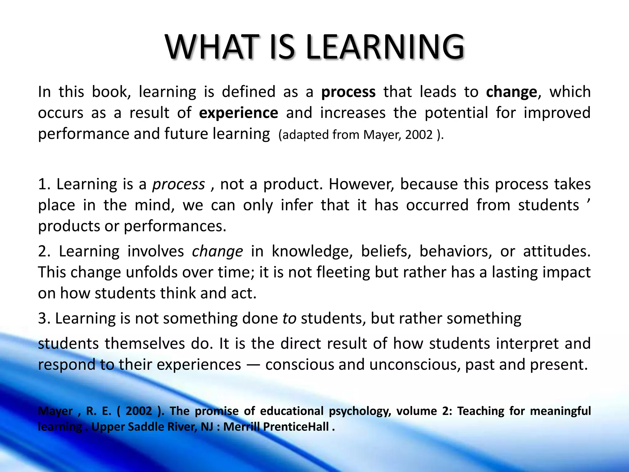 Book Review: How Learning Works: Seven Research-Based Principles for ...