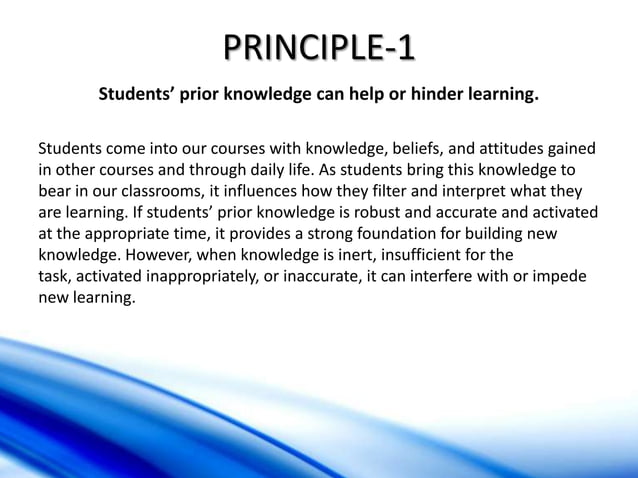 Book Review: How Learning Works: Seven Research-Based Principles for ...