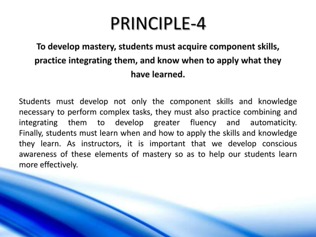 Book Review: How Learning Works: Seven Research-Based Principles for ...