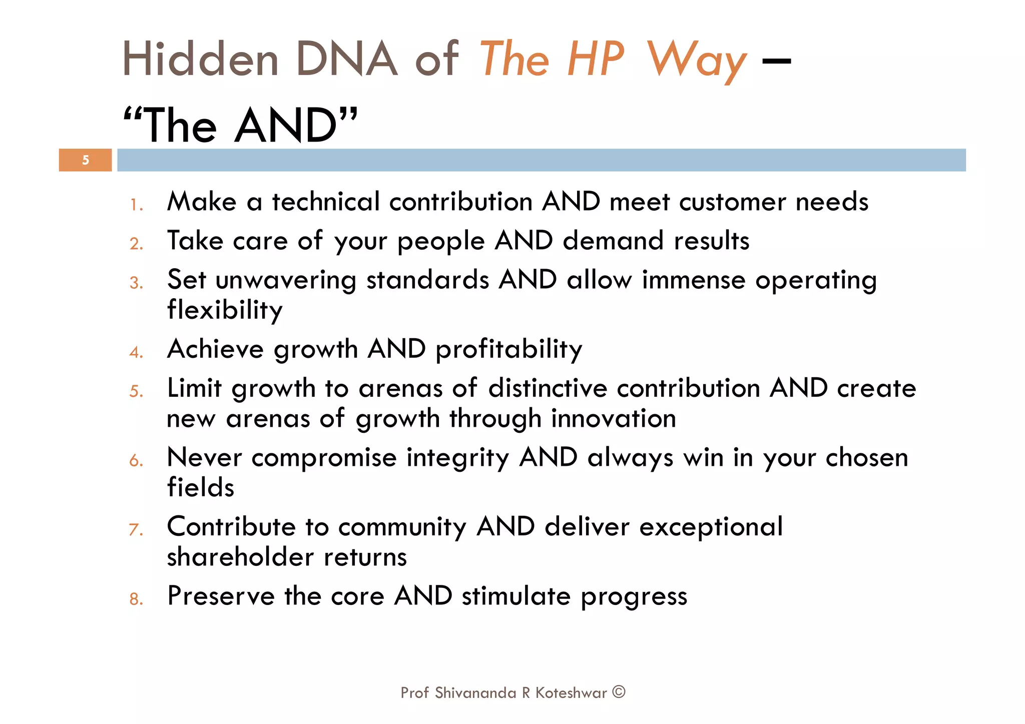 Book Summary -The HP Way | PDF