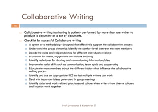 Book Summary - Technical Writing, Management Perspective | PPT