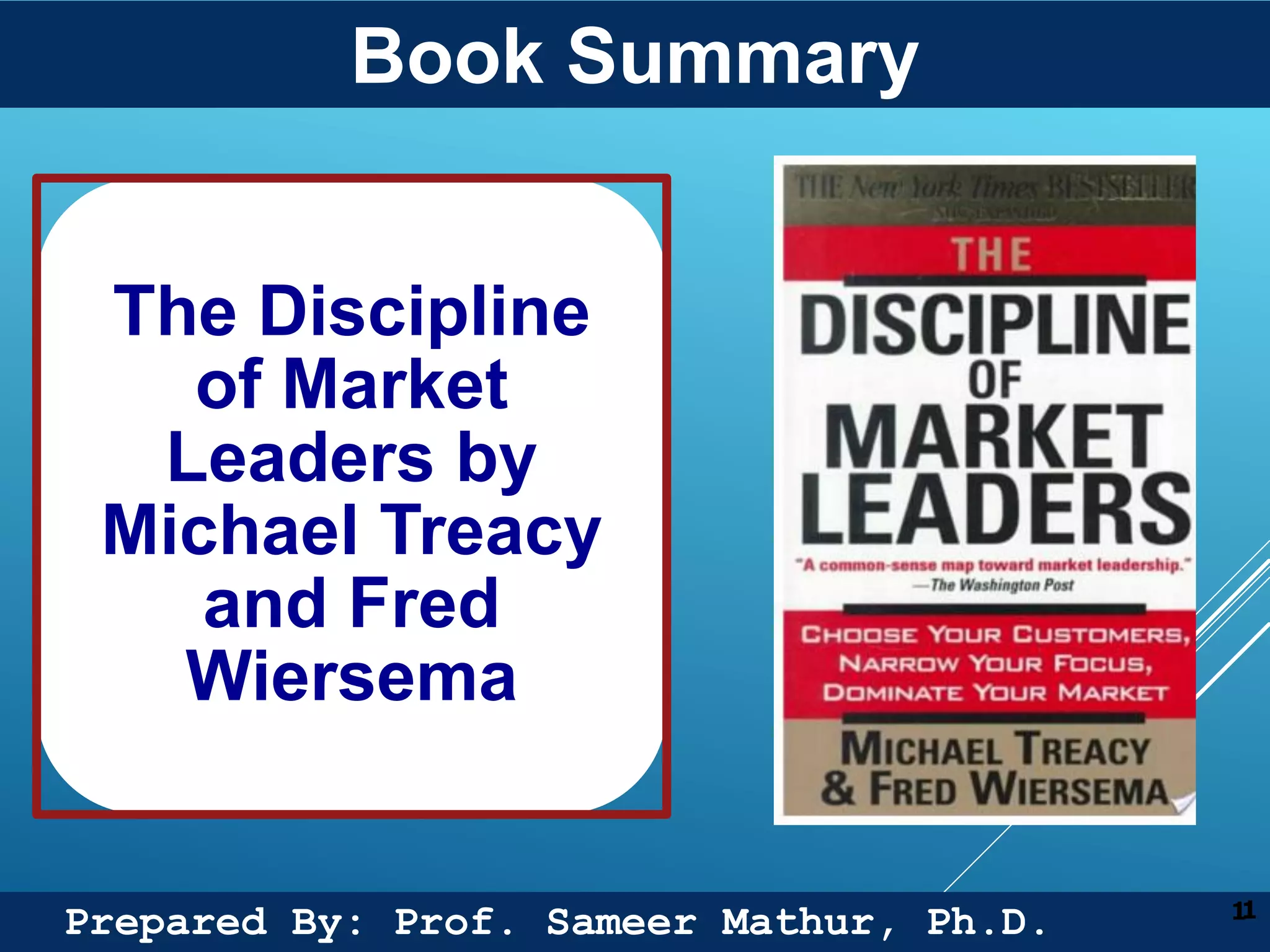 The Discipline of Market Leaders by Michael Treacy and Fred Wiersema | PDF