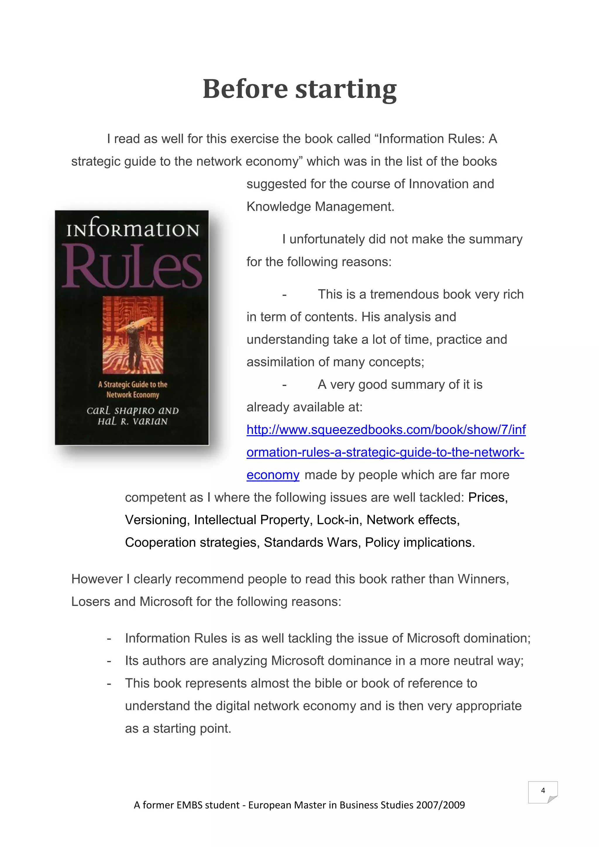 Book Summary Report Example | PDF