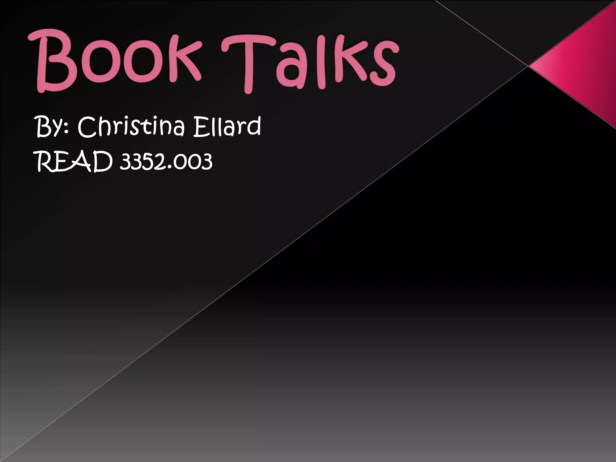 Book Talks | PPT