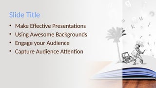 Book Template with Pages Opening Animation | PPT