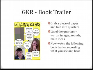 Book Trailer Intro | PPT
