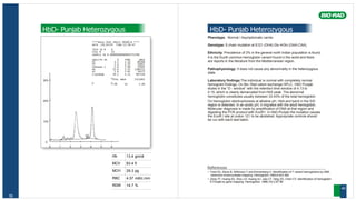 HPLC Hemoglobinopathies patterns atlas HPLC | PPTX