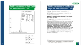 HPLC Hemoglobinopathies patterns atlas HPLC | PPTX