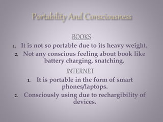 Book vs internet | PPTX