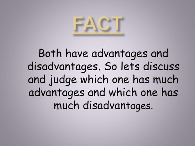 advantages and disadvantages of books and internet | PPTX