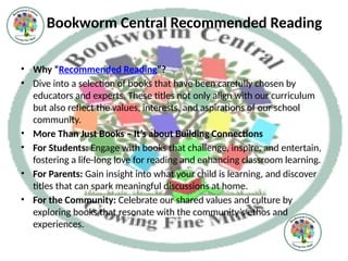Bookworm Central Recommended Reading.pptx