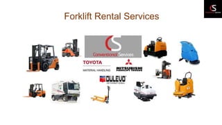 Book your material handling equipments & cleaning machines on rental.pptx