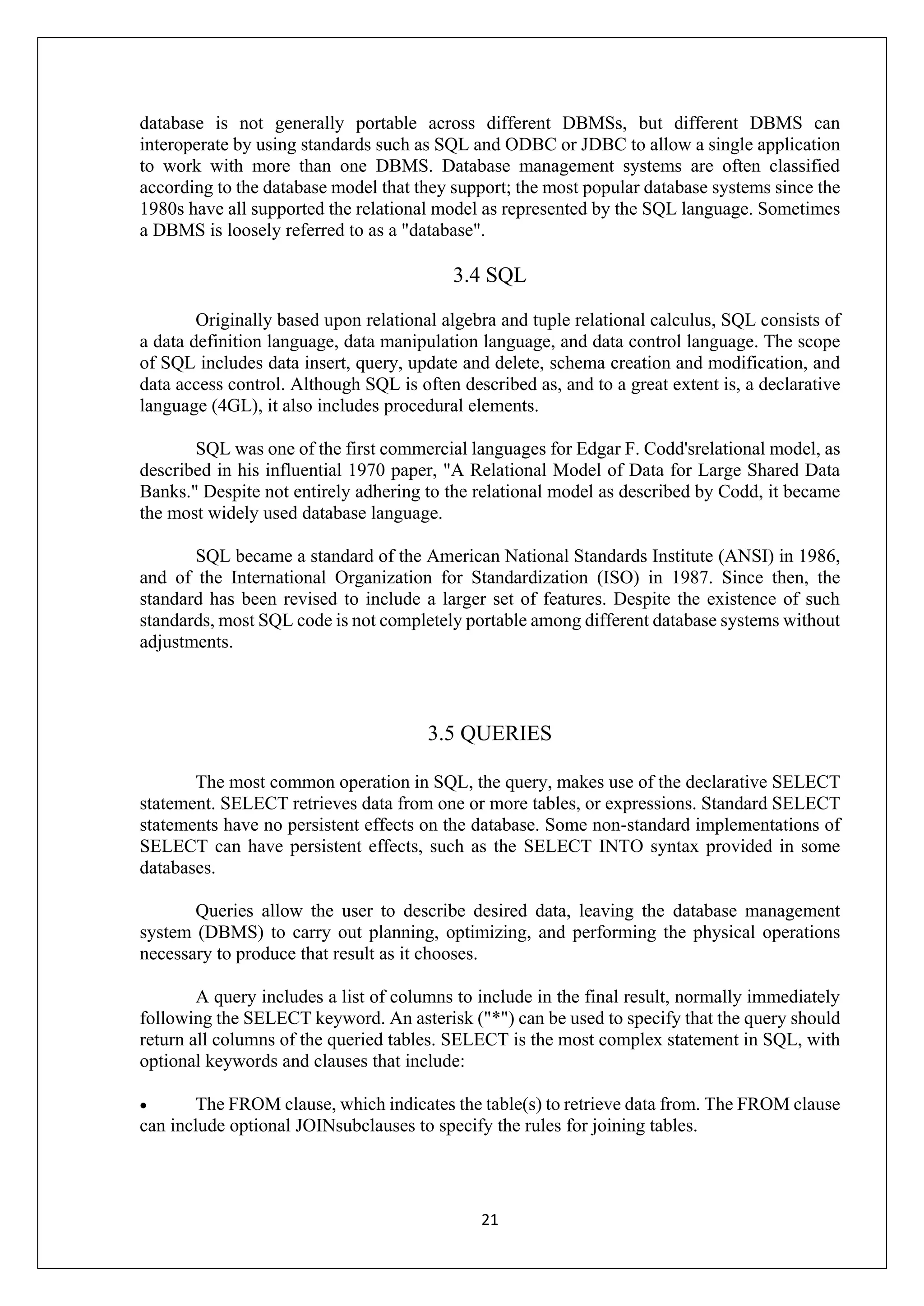 e-commerce web development project report (Bookz report) | PDF