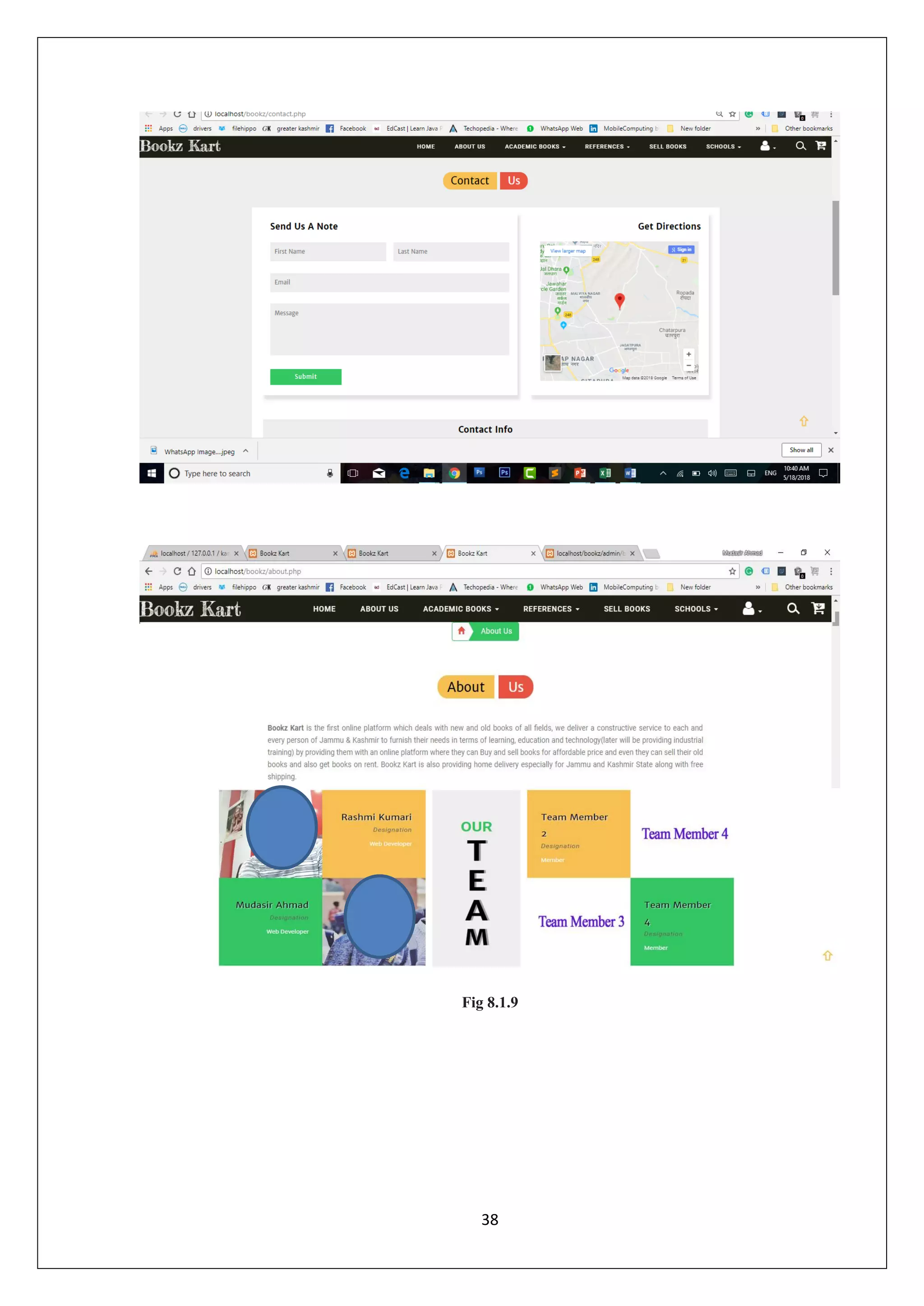e-commerce web development project report (Bookz report) | PDF