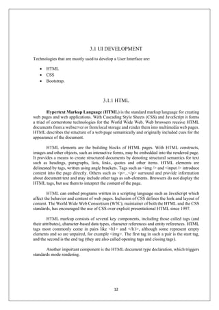 e-commerce web development project report (Bookz report) | PDF