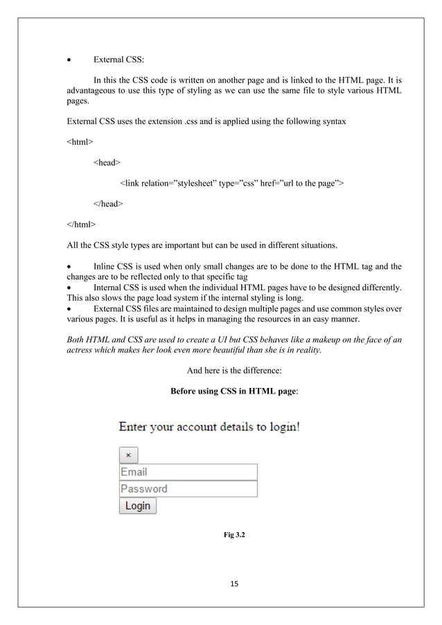 e-commerce web development project report (Bookz report) | PDF