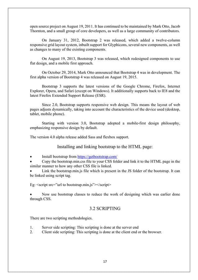 e-commerce web development project report (Bookz report) | PDF