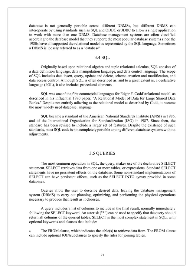 e-commerce web development project report (Bookz report) | PDF