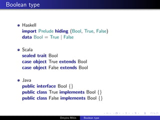 Boolean type | PPT