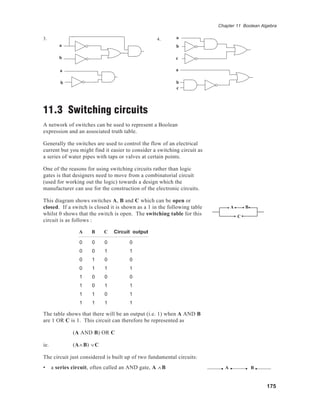 Boolean algebra | PDF