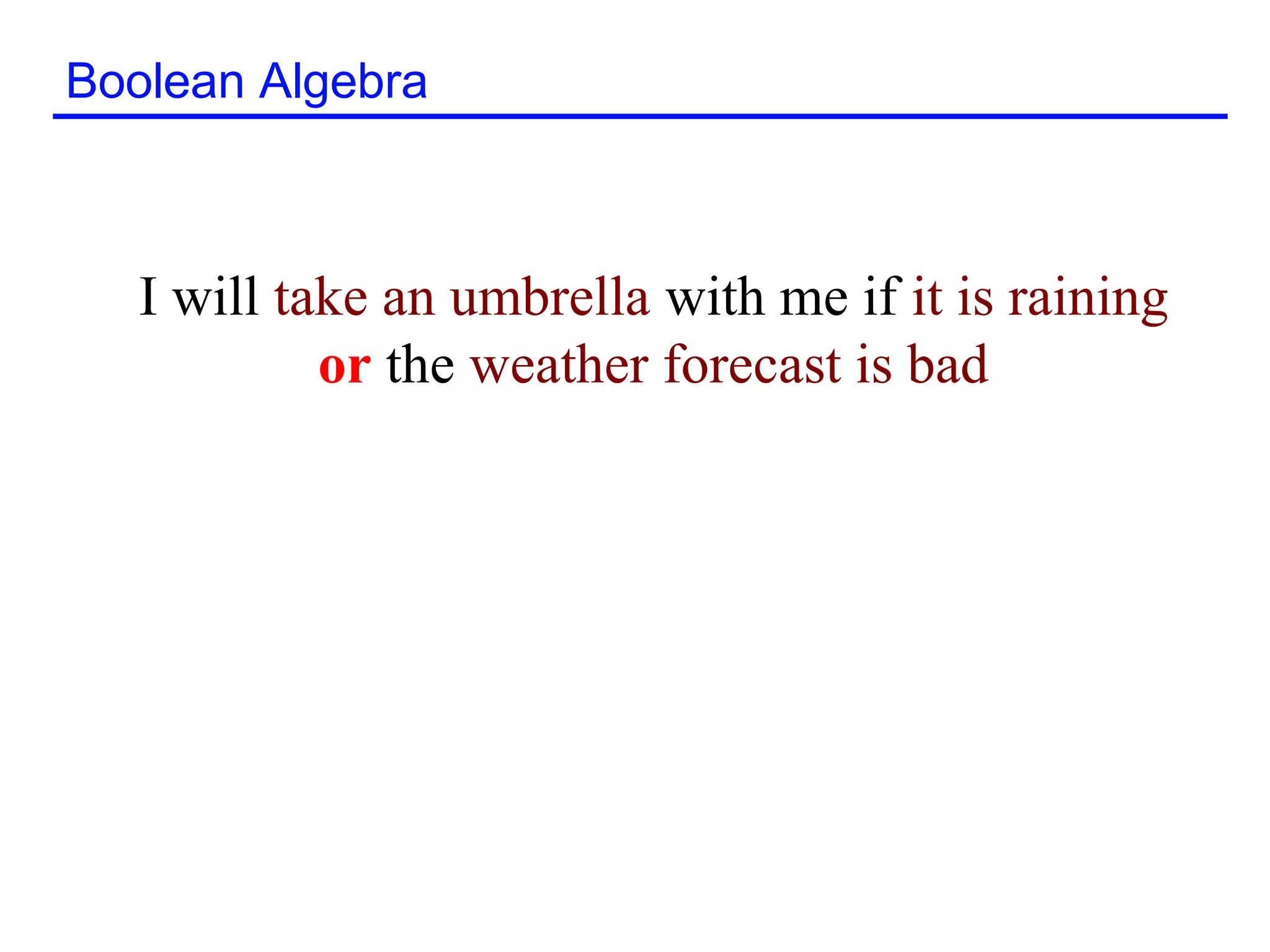 Boolean Algebra Ppt Programming Languages Computing