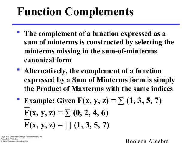 Boolean algebra And Logic Gates