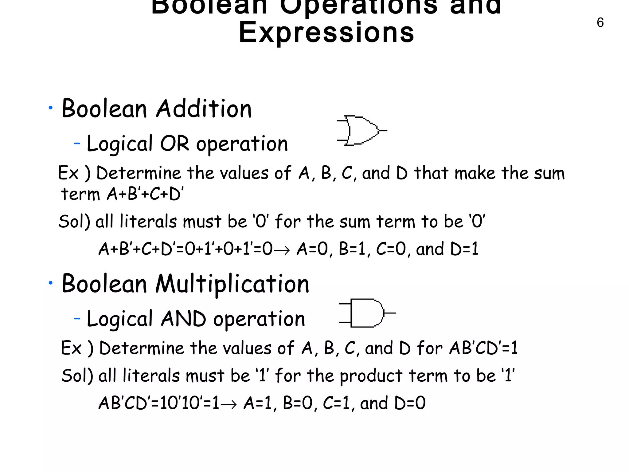 Boolean algebra | PPT | Programming Languages | Computing