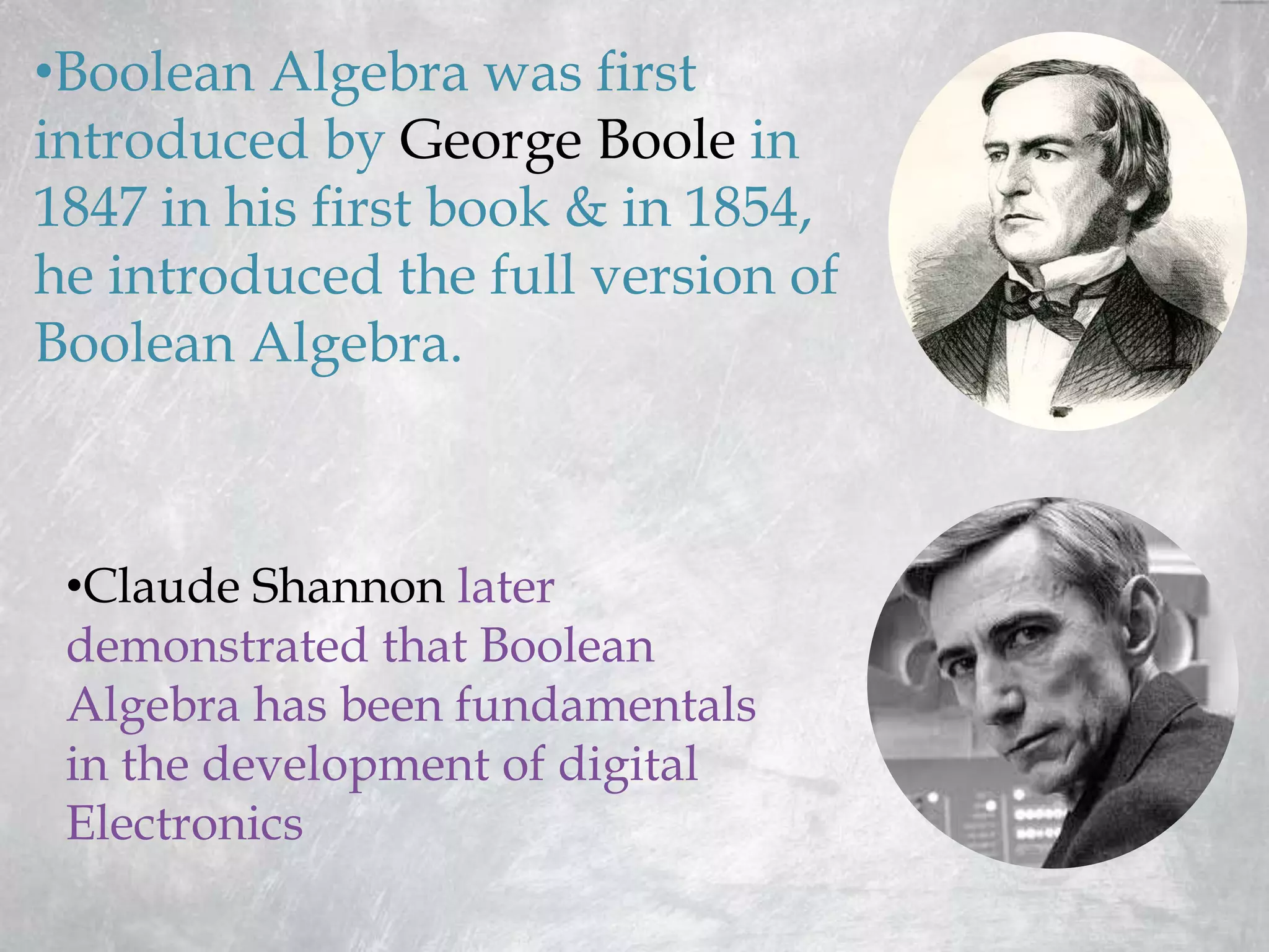 Boolean Algebra | PPTX