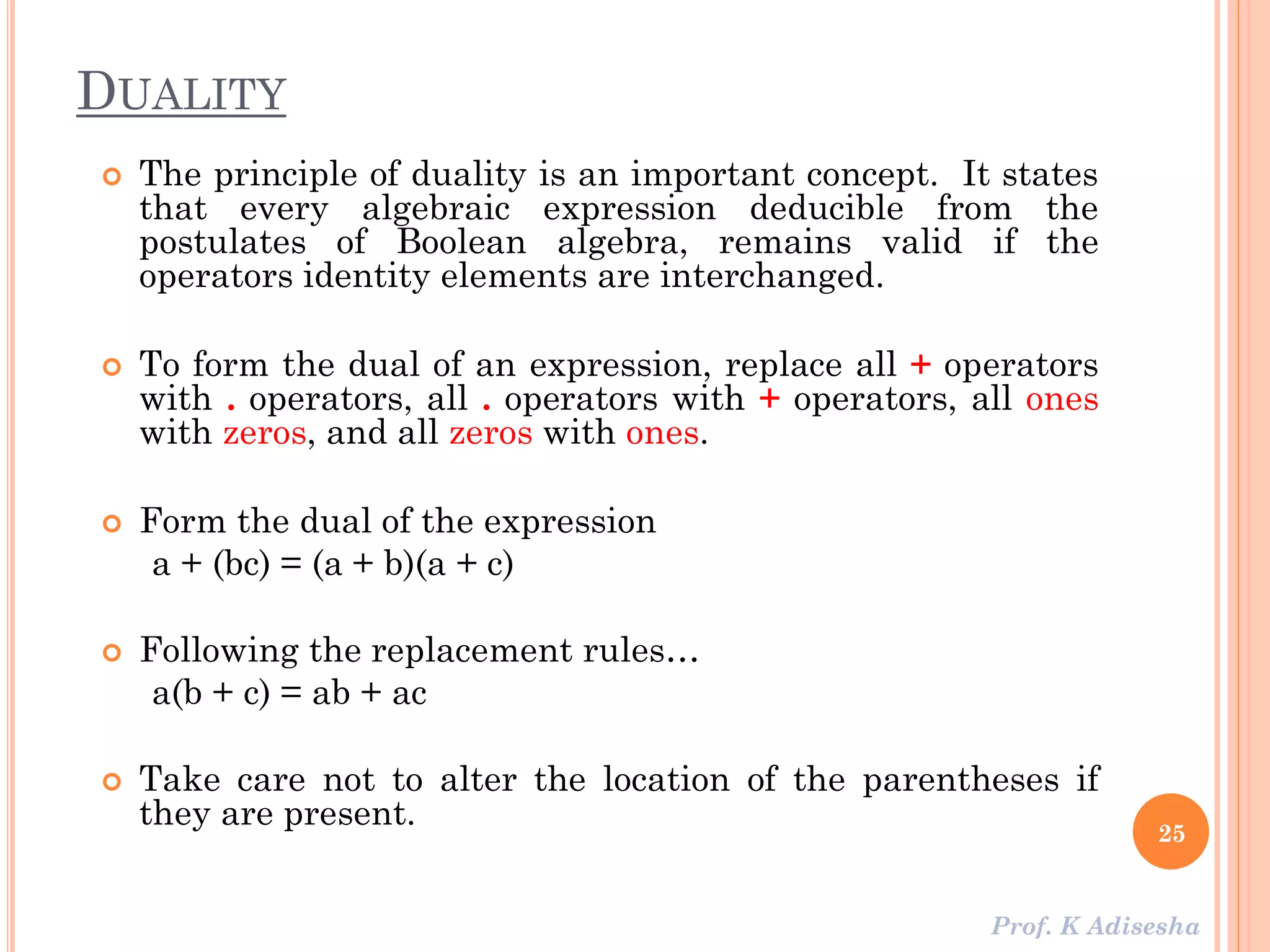 Boolean algebra and Logic gates | PDF