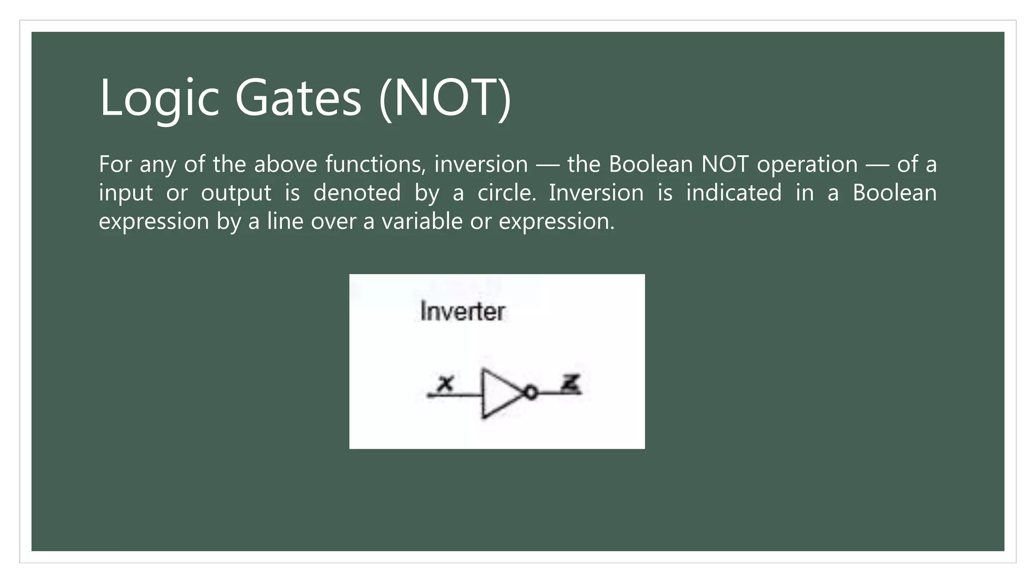 Boolean algebra | PPTX