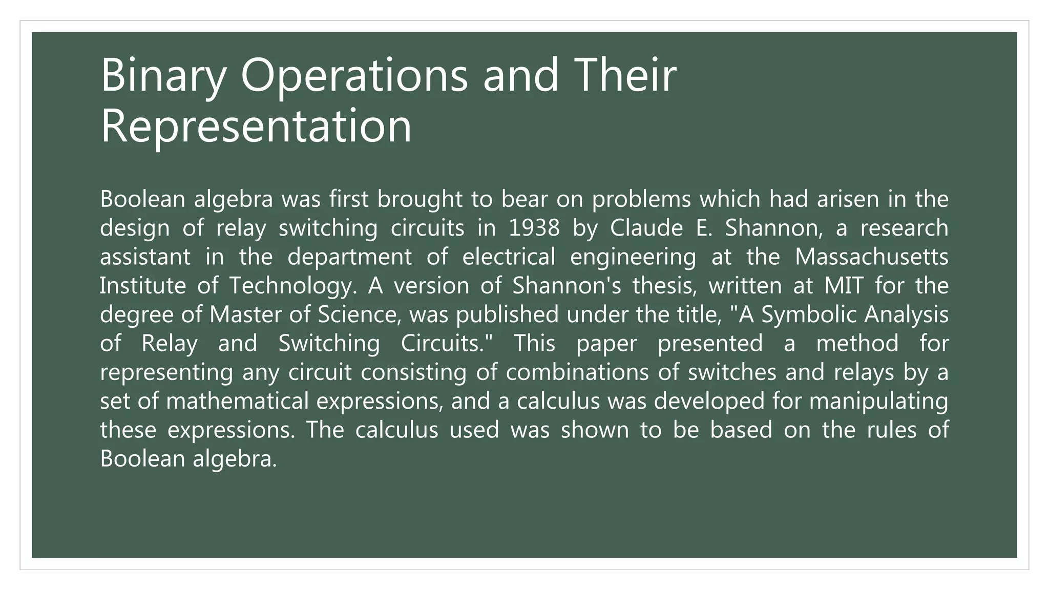 Boolean algebra | PPTX