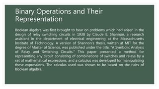 Boolean algebra | PPTX
