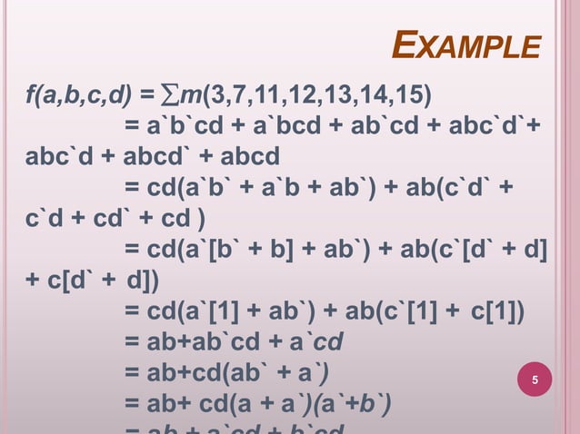 Boolean Algebra | PPT