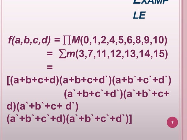 Boolean Algebra | PPT