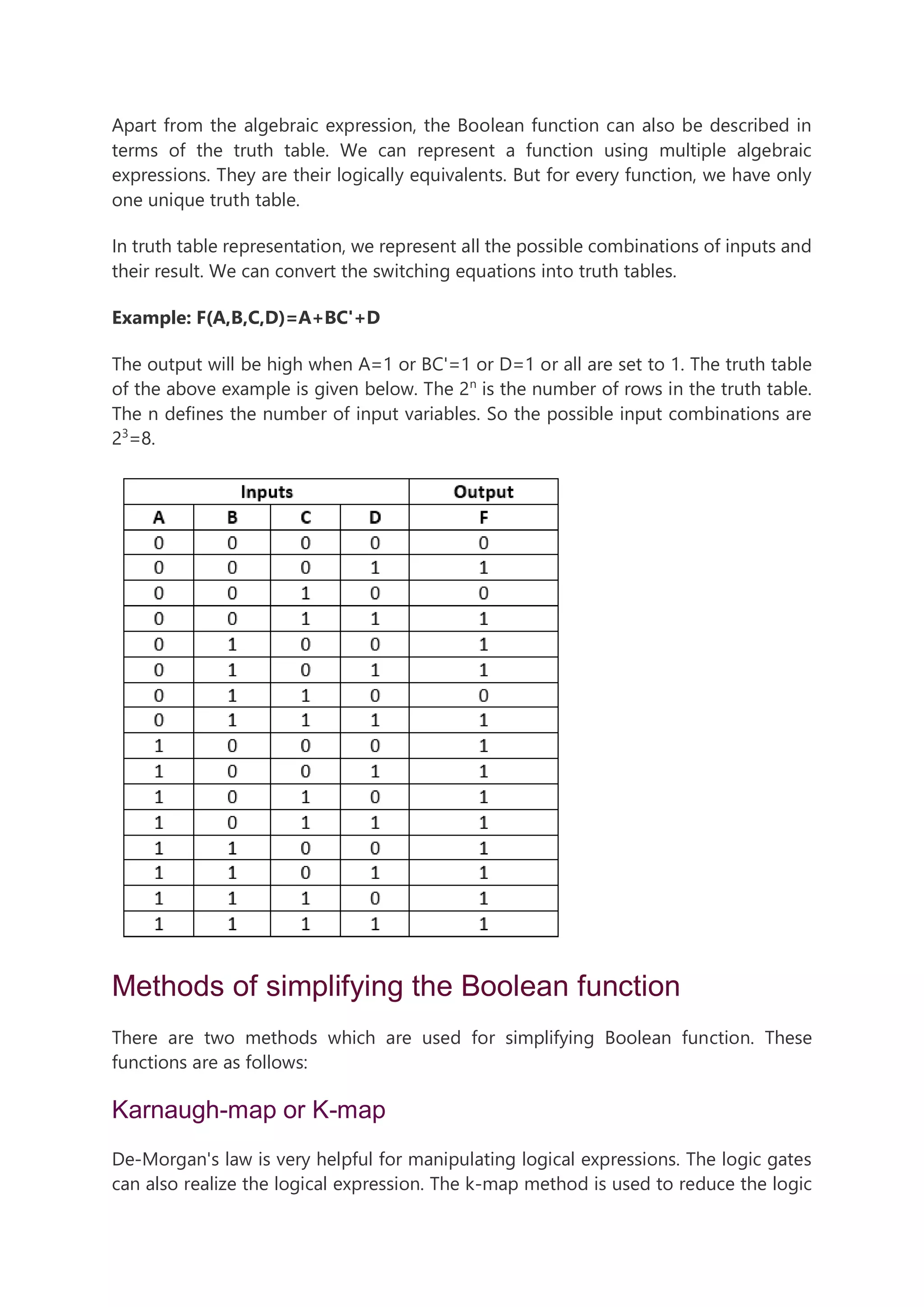 Boolean Algebra.pdf | Programming Languages | Computing