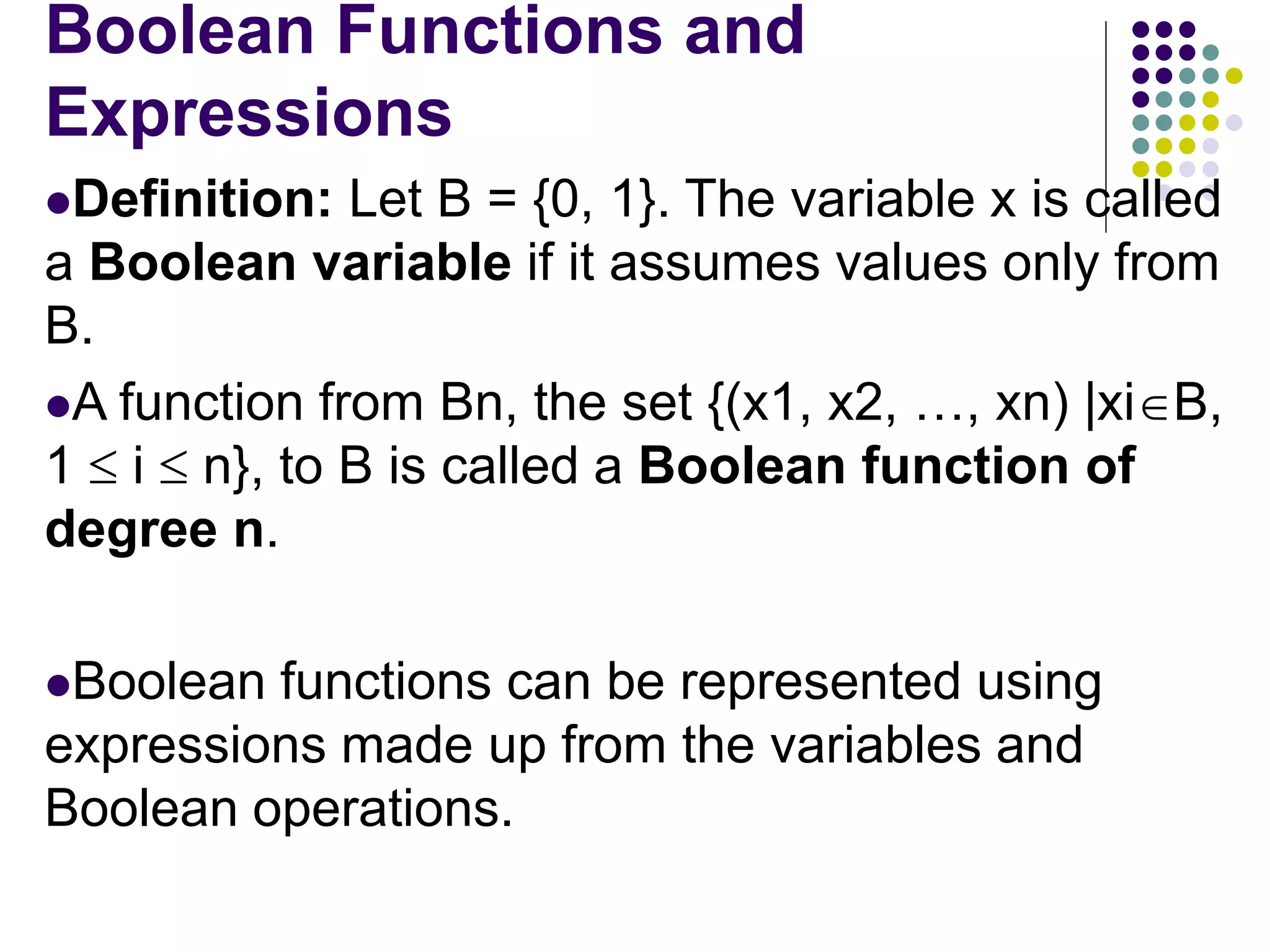 BOOLEAN ALGEBRA.ppt