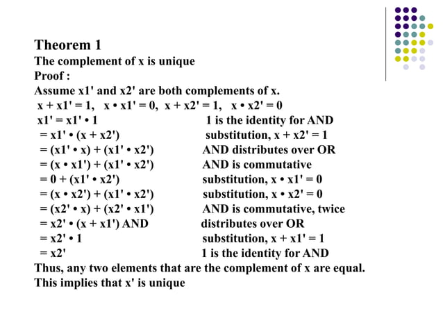 BOOLEAN ALGEBRA.ppt | Programming Languages | Computing