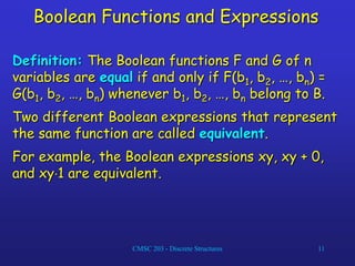 BooleanAlgebra.ppt | Physics | Science