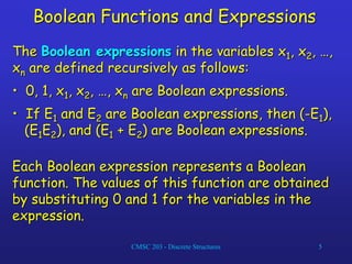 BooleanAlgebra.ppt | Physics | Science