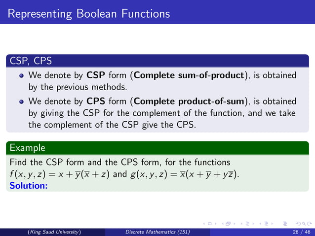 boolean_algebra.pdf for discrete mathematics | PDF