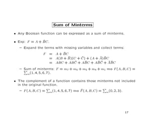 ESTUDO DE ALGEBRA BOOLEANA PARA ESTUDOS. | PPT