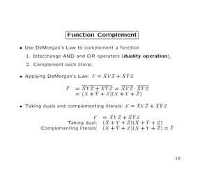 ESTUDO DE ALGEBRA BOOLEANA PARA ESTUDOS. | PPT