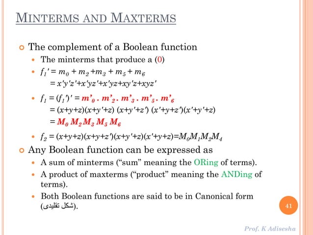 boolean algebra for logic circuits and switching | PPT