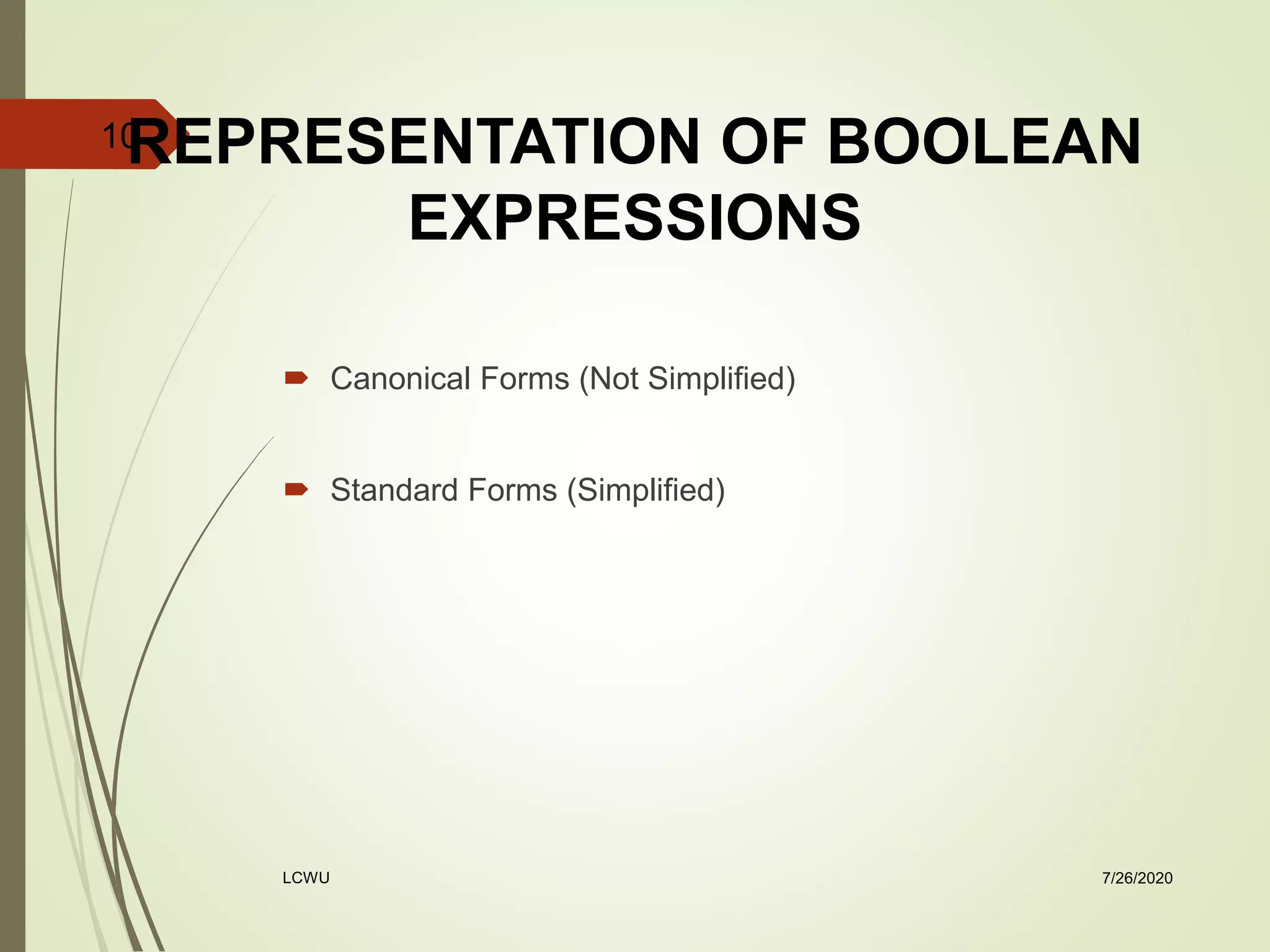Boolean algebra and logic gates | PPT