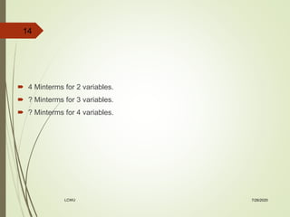 Boolean algebra and logic gates | PPT