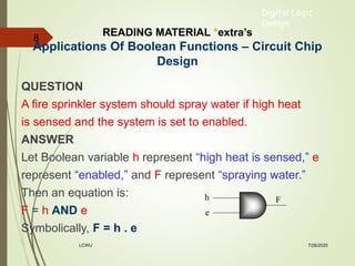 Boolean algebra and logic gates | PPT