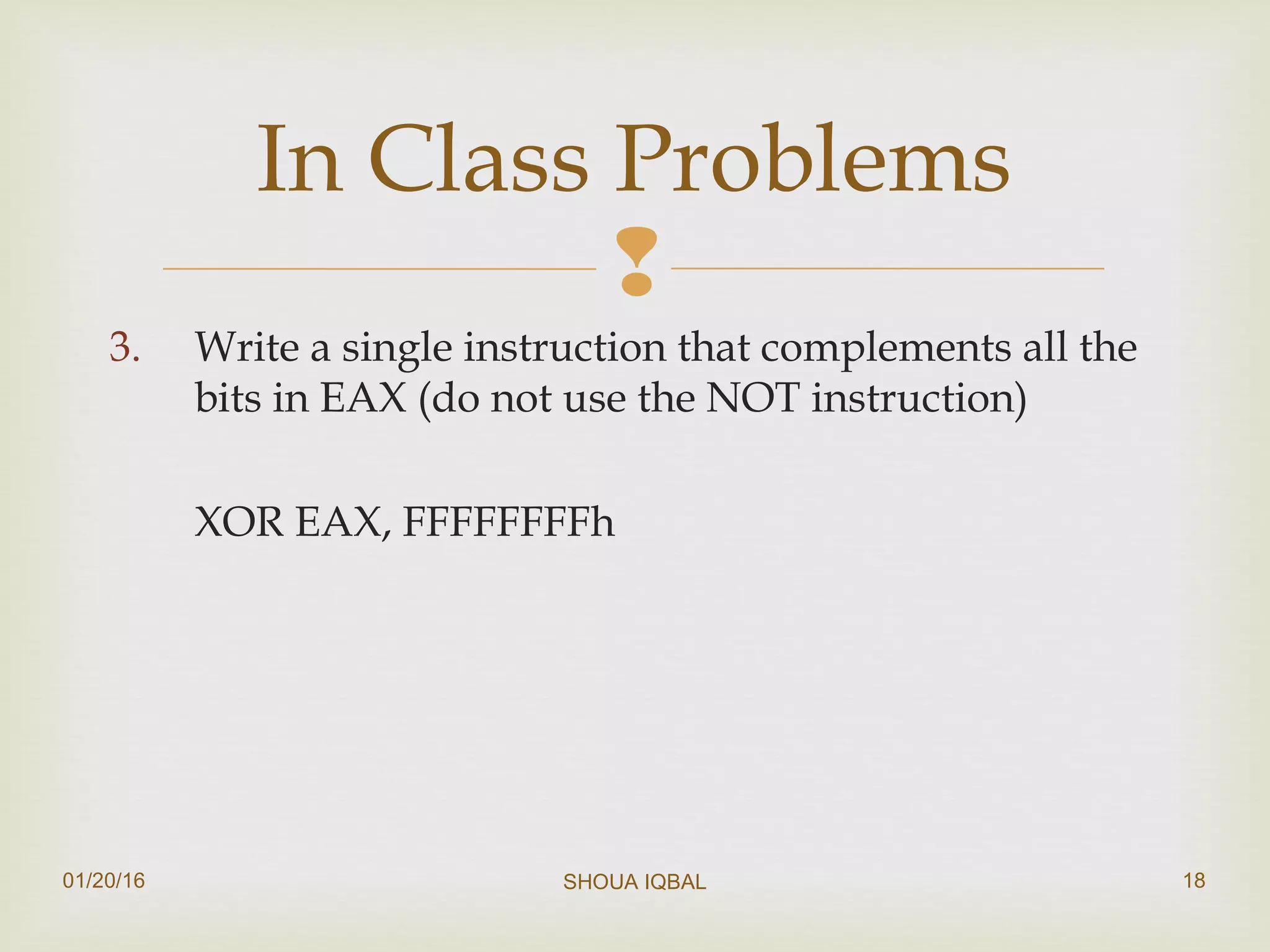 Boolean And Comparisoninstructions Ppt 6163