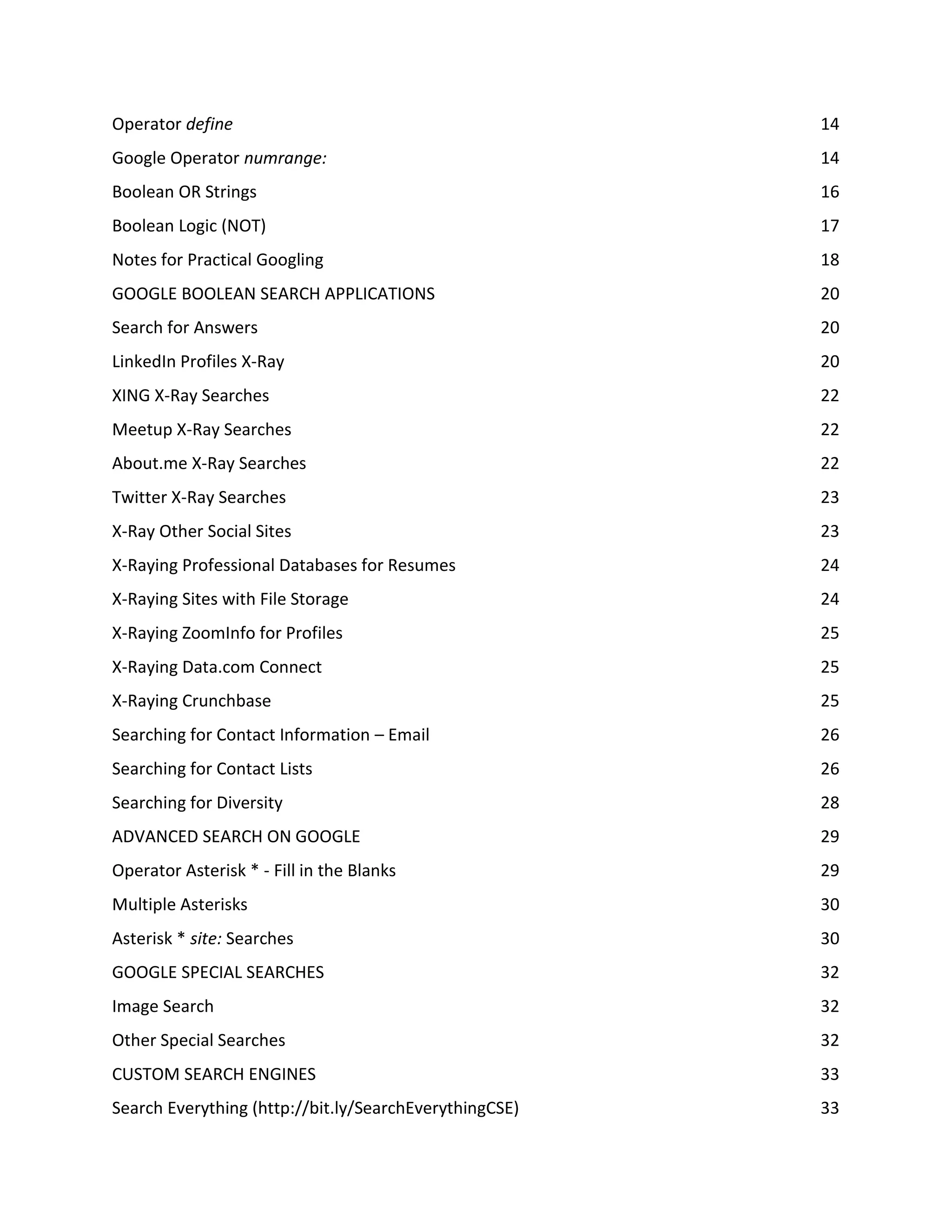 Boolean Book Table of Contents | PDF